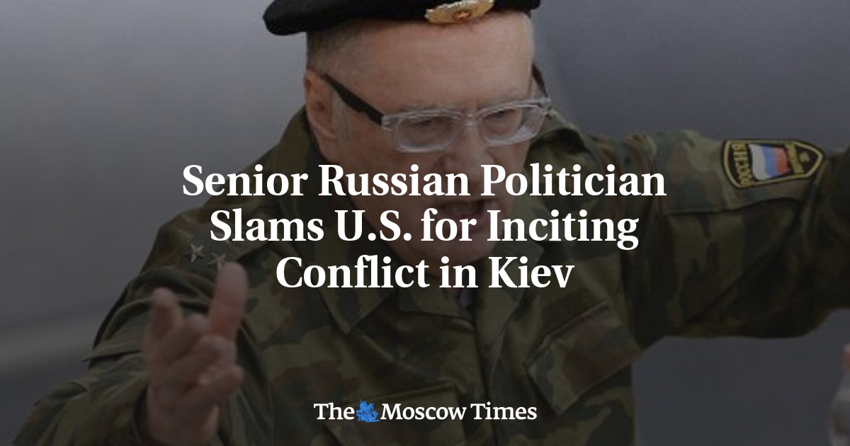 Senior Russian Politician Slams U.S. for Inciting Conflict in Kiev
