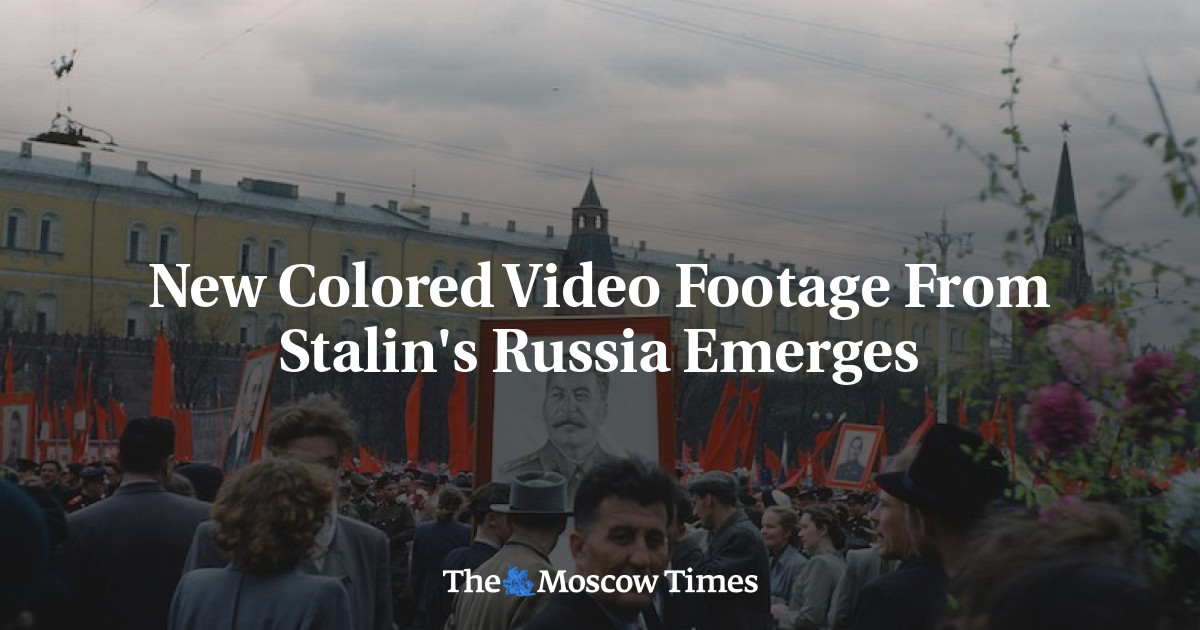 New Colored Video Footage From Stalin's Russia Emerges