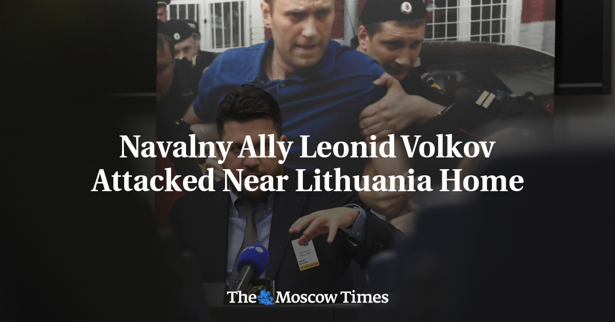 Navalny Ally Leonid Volkov Attacked Near Lithuania Home - The Moscow Times