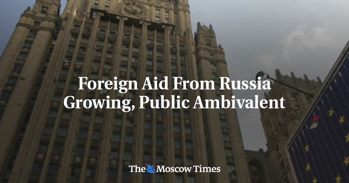 Foreign Aid From Russia Growing, Public Ambivalent