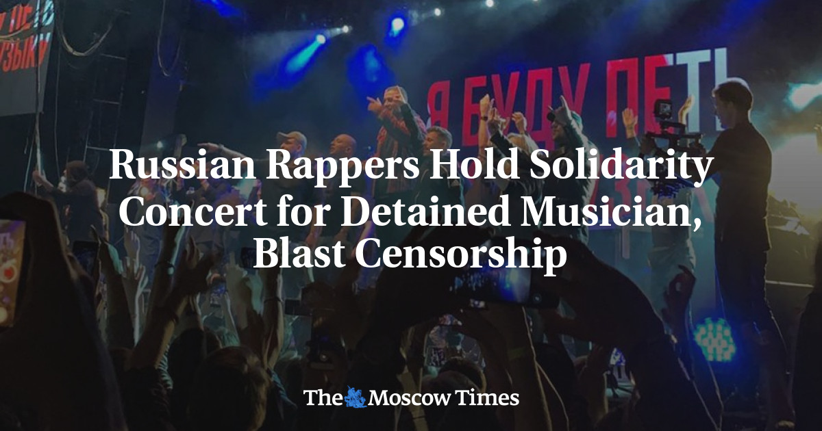 Russian Rappers Hold Solidarity Concert for Detained Musician, Blast ...