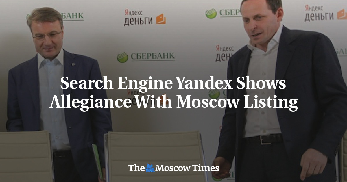 Search Engine Yandex Shows Allegiance With Moscow Listing