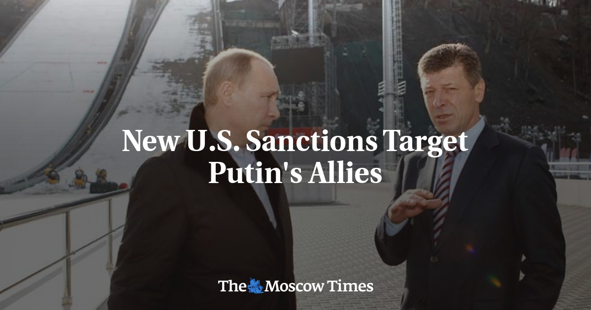 New U.S. Sanctions Target Putin's Allies