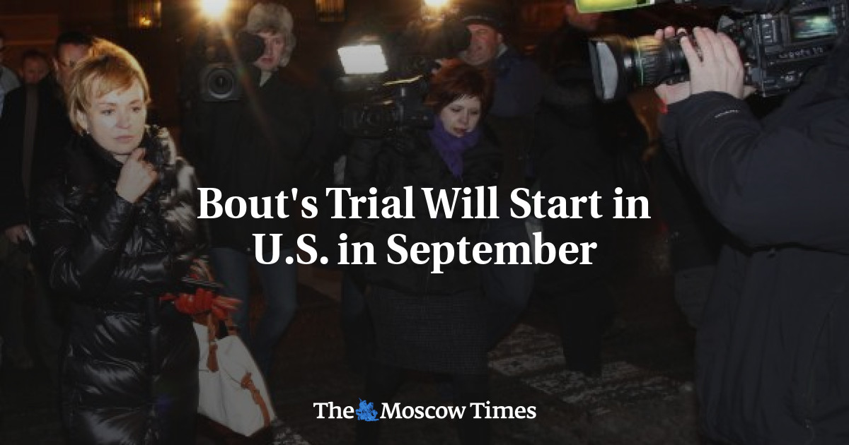 Bout's Trial Will Start in U.S. in September