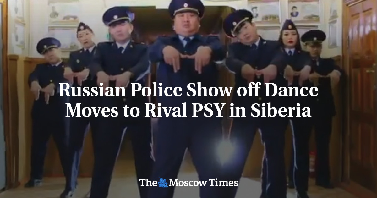 Russian Police Show off Dance Moves to Rival PSY in Siberia