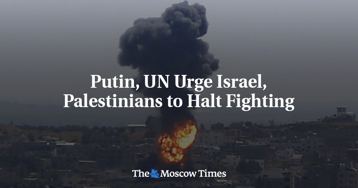 Putin, UN Urge Israel, Palestinians to Halt Fighting - The Moscow Times