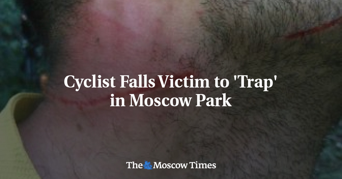 Cyclist Falls Victim to 'Trap' in Moscow Park