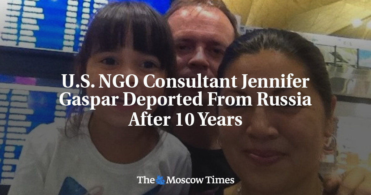 U.S. NGO Consultant Jennifer Gaspar Deported From Russia After 10 Years