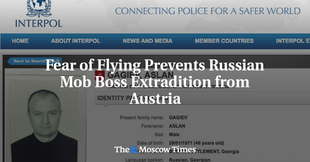 Fear of Flying Prevents Russian Mob Boss Extradition from Austria