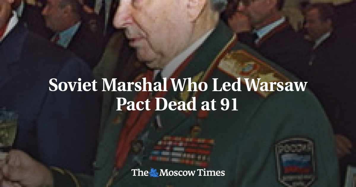 Soviet Marshal Who Led Warsaw Pact Dead at 91