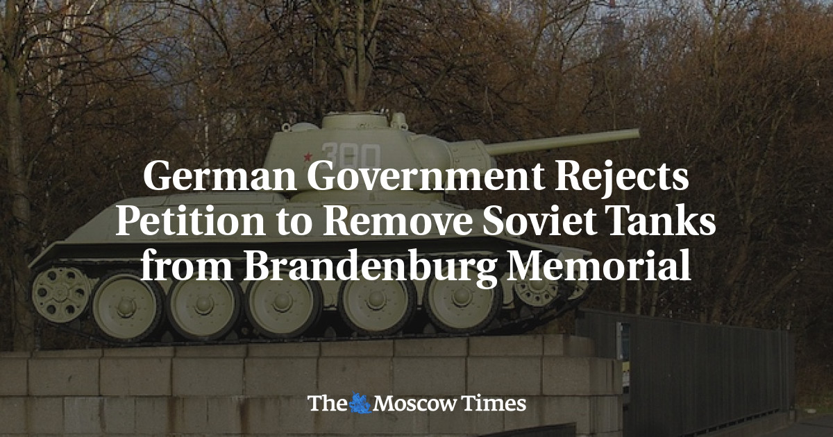 German Government Rejects Petition to Remove Soviet Tanks from ...