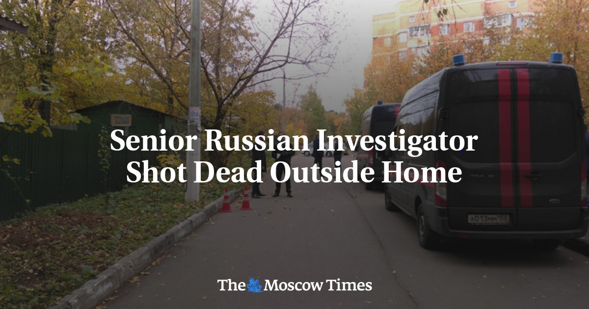 Senior Russian Investigator Shot Dead Outside Home