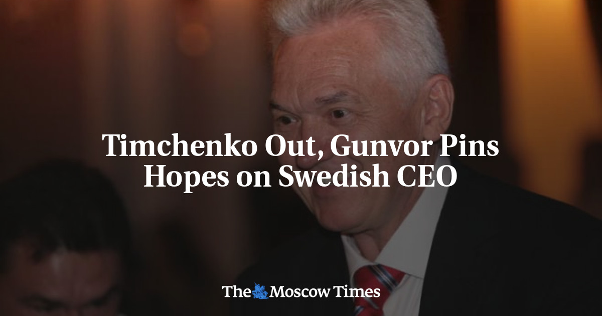 Timchenko Out, Gunvor Pins Hopes on Swedish CEO