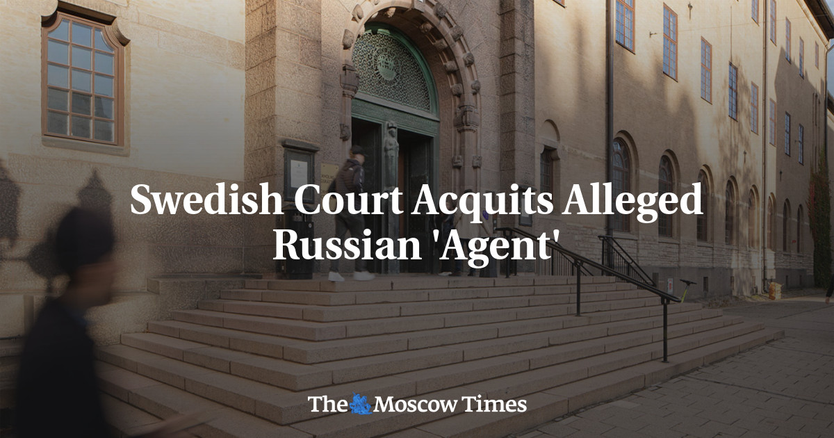 Swedish Court Acquits Alleged Russian 'Agent' - The Moscow Times