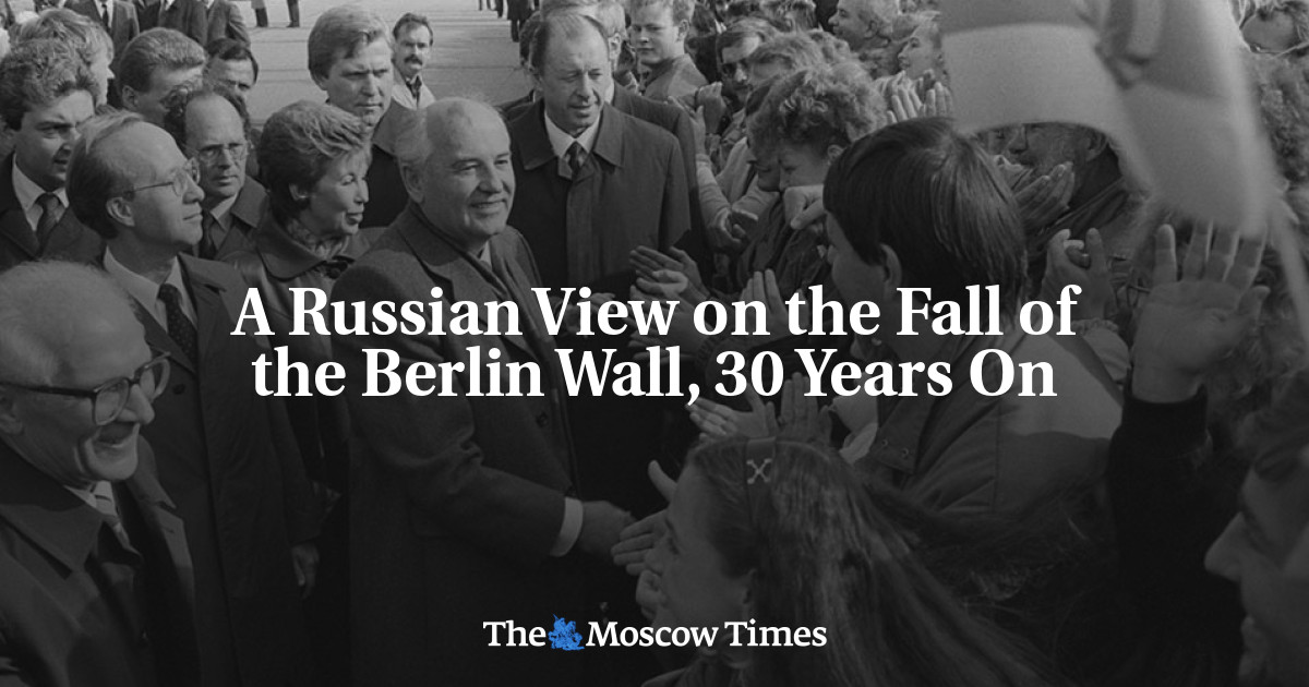 A Russian View on the Fall of the Berlin Wall, 30 Years On - The Moscow ...