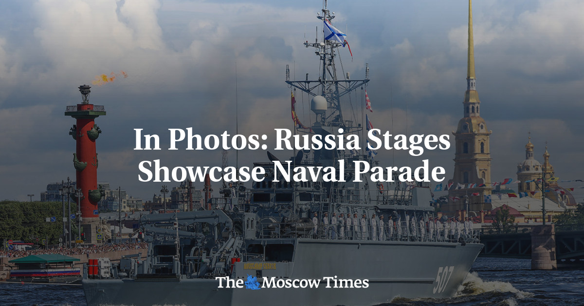 In Photos: Russia Stages Showcase Naval Parade - The Moscow Times