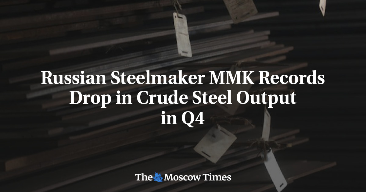 Russian Steelmaker MMK Records Drop in Crude Steel Output in Q4