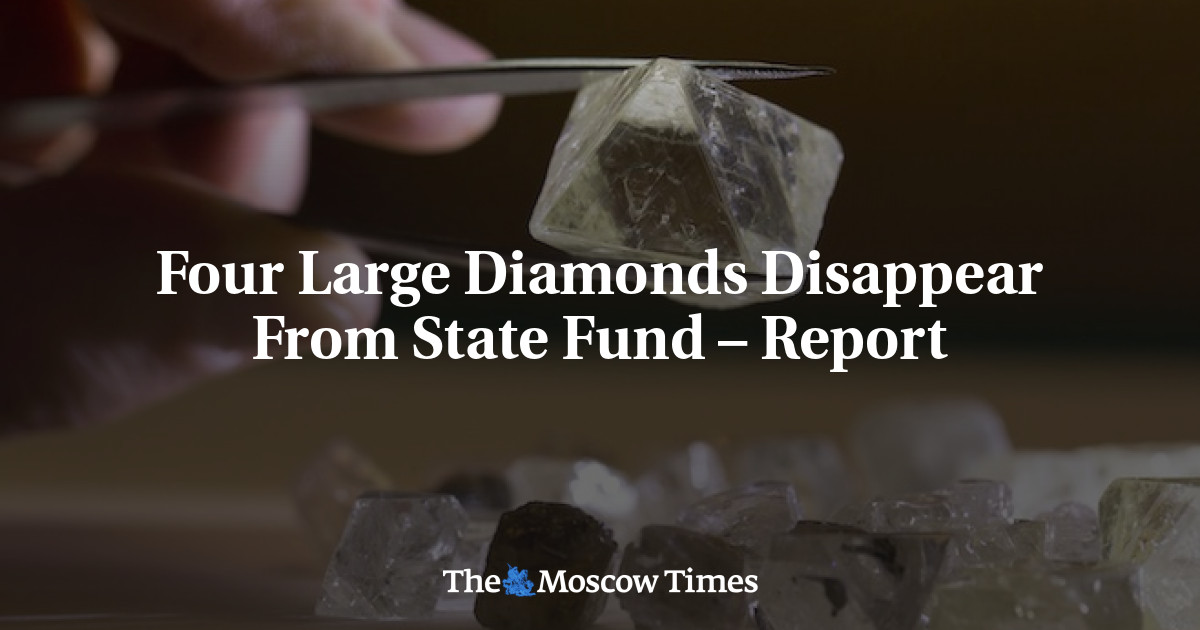 Four Large Diamonds Disappear From State Fund – Report