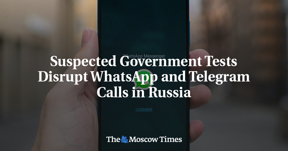 Suspected Government Tests Disrupt WhatsApp and Telegram Calls in ...