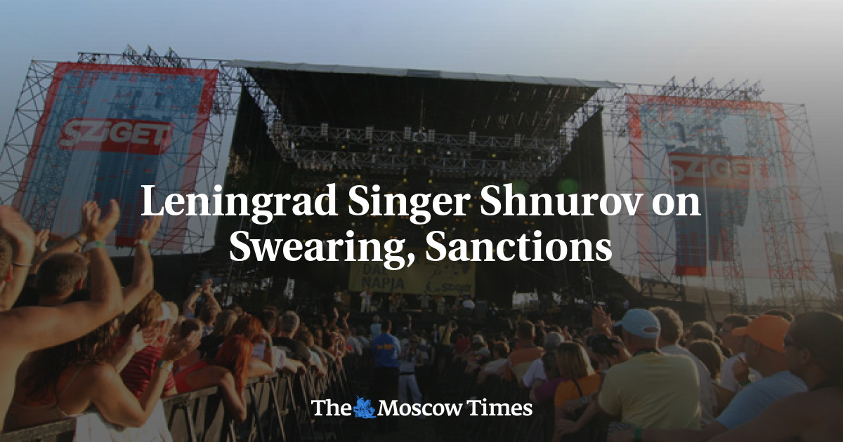 Leningrad Singer Shnurov on Swearing, Sanctions