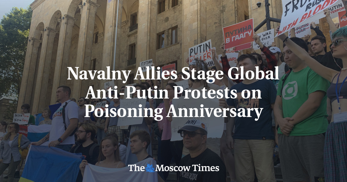 Navalny Allies Stage Global Anti-Putin Protests on Poisoning ...