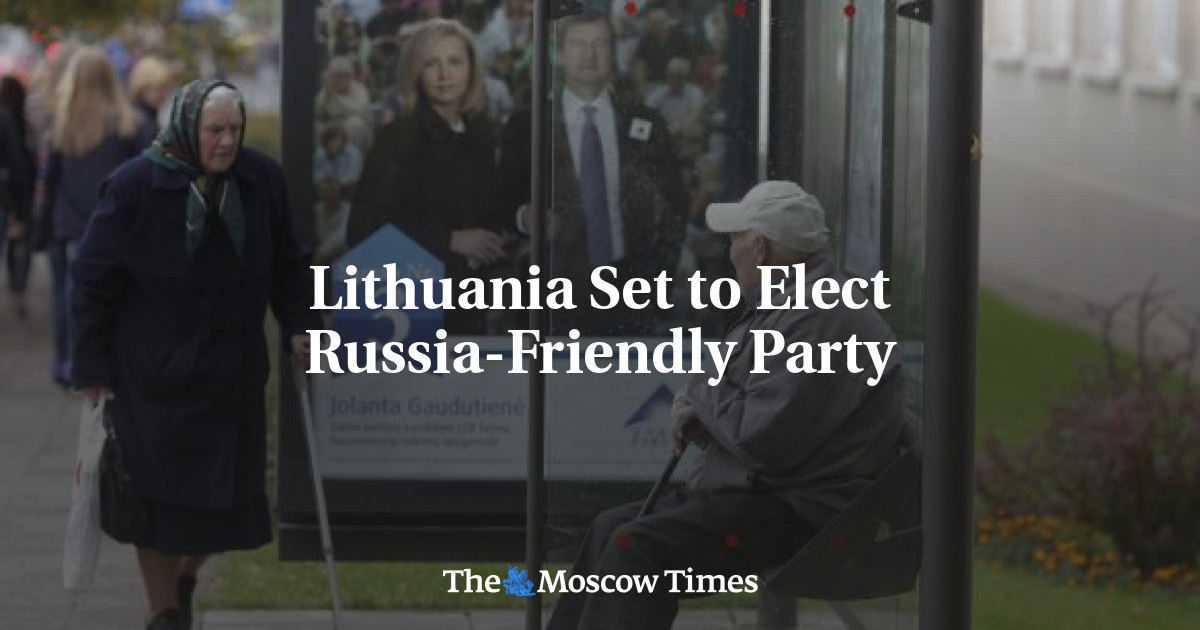 Lithuania Set to Elect Russia-Friendly Party