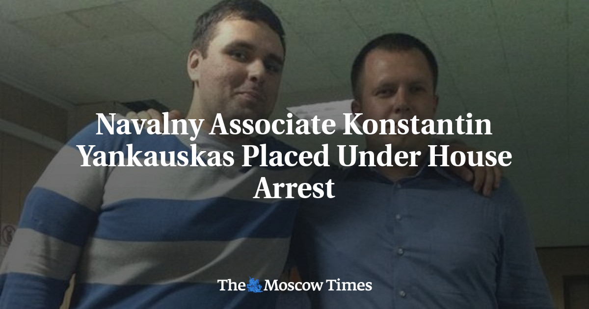 Navalny Associate Konstantin Yankauskas Placed Under House Arrest