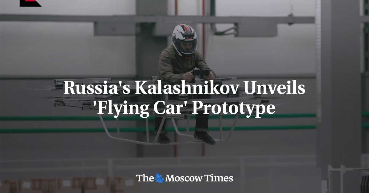 Russia's Kalashnikov Unveils 'Flying Car' Prototype