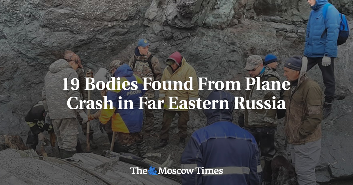 19 Bodies Found From Plane Crash in Far Eastern Russia - The Moscow Times