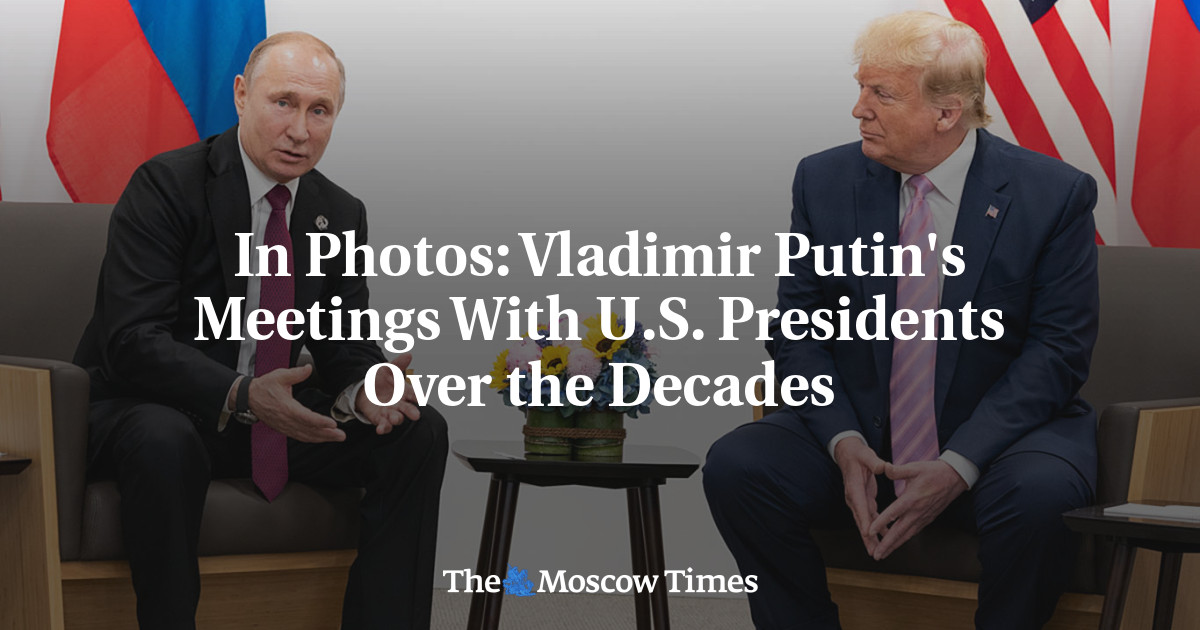 In Photos: Vladimir Putin's Meetings With U.S. Presidents Over the ...