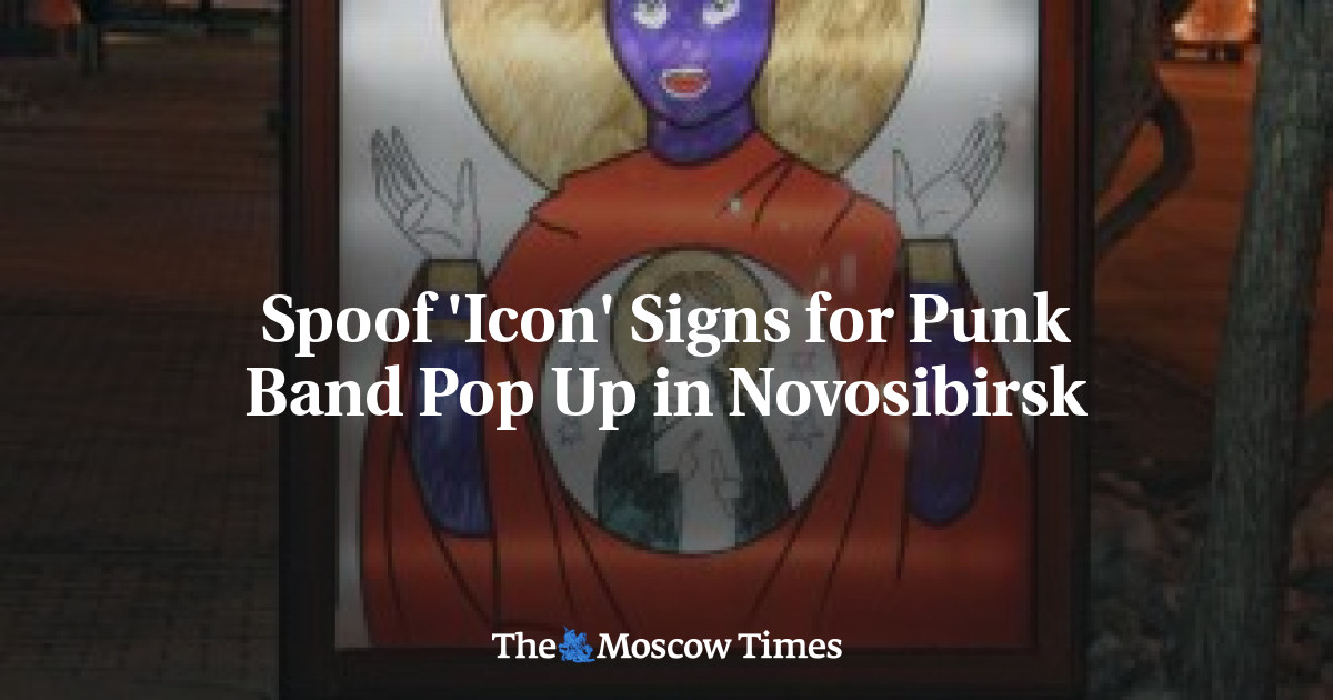 Spoof 'Icon' Signs for Punk Band Pop Up in Novosibirsk