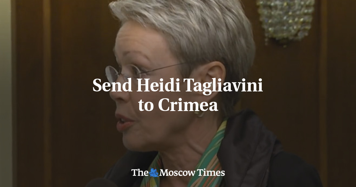 Send Heidi Tagliavini to Crimea
