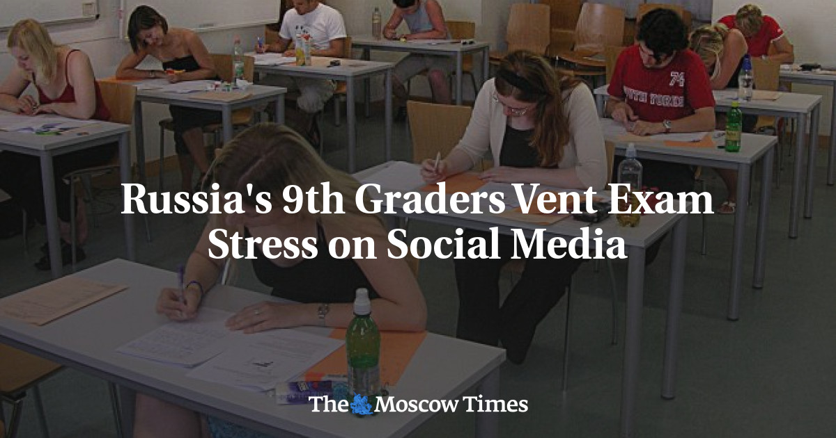 Russia's 9th Graders Vent Exam Stress on Social Media