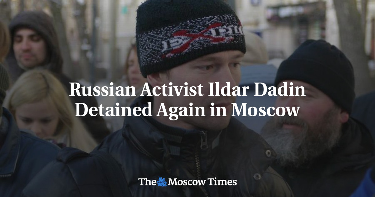 Russian Activist Ildar Dadin Detained Again in Moscow