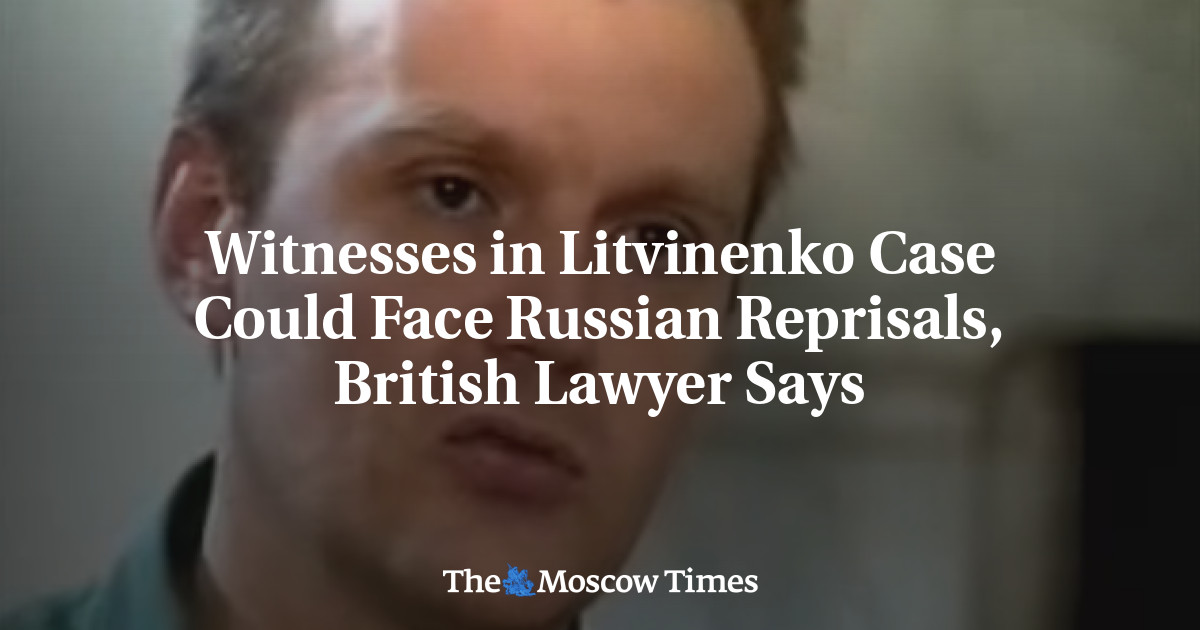 Witnesses in Litvinenko Case Could Face Russian Reprisals, British ...
