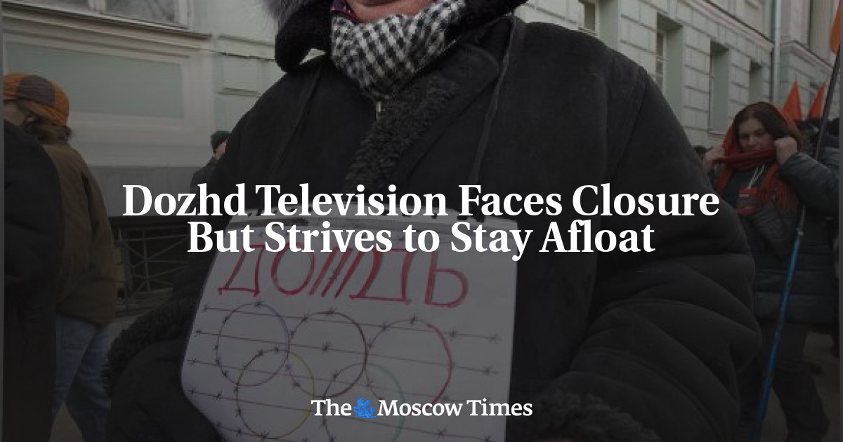 Dozhd Television Faces Closure But Strives to Stay Afloat