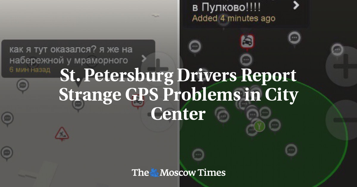 St. Petersburg Drivers Report Strange GPS Problems in City Center