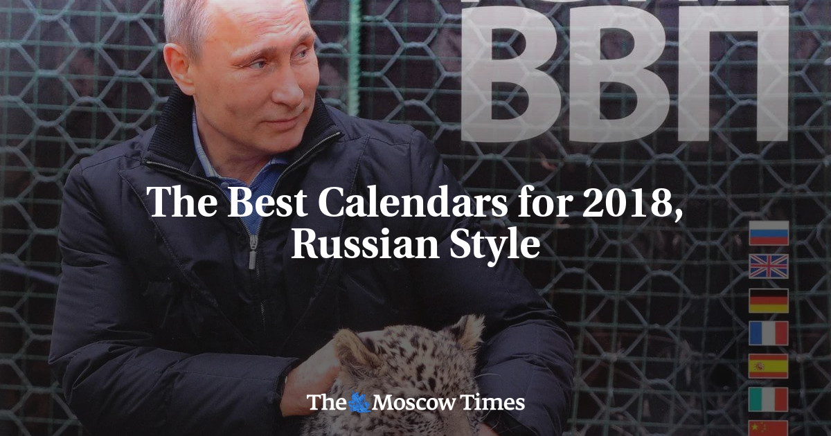 The Best Calendars for 2018, Russian Style