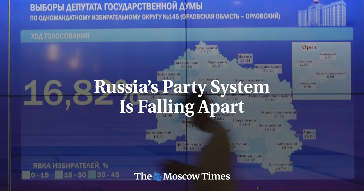 Russia’s Party System Is Falling Apart - The Moscow Times