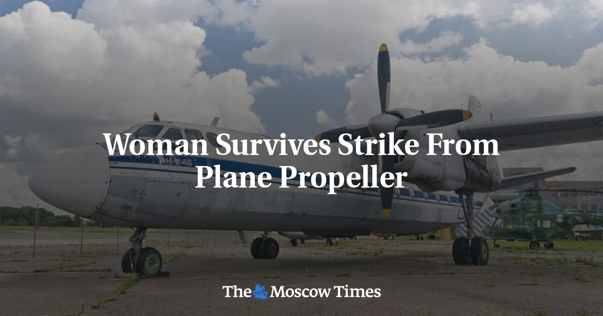 Woman Survives Strike From Plane Propeller