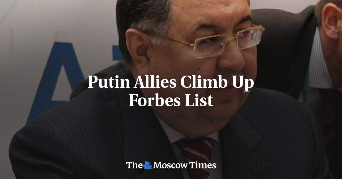 Putin Allies Climb Up Forbes List