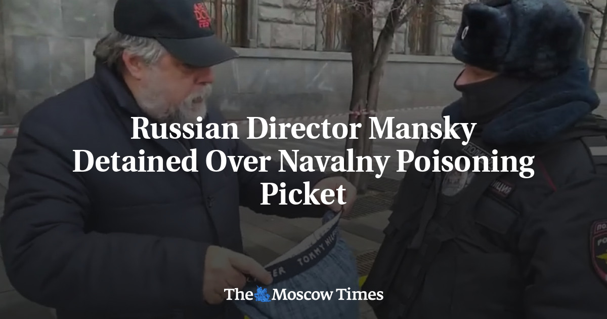 Russian Director Mansky Detained Over Navalny Poisoning Picket - The ...