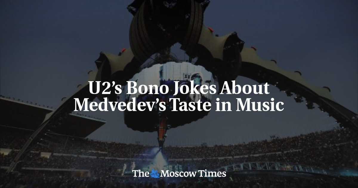 U2’s Bono Jokes About Medvedev’s Taste in Music