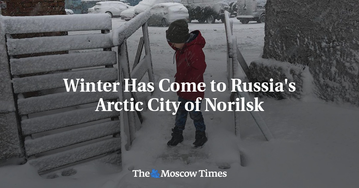 Winter Has Come to Russia's Arctic City of Norilsk - The Moscow Times