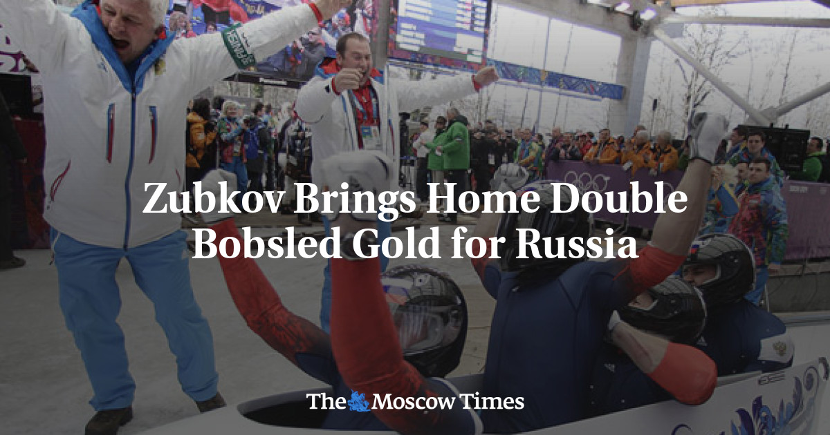 Zubkov Brings Home Double Bobsled Gold for Russia