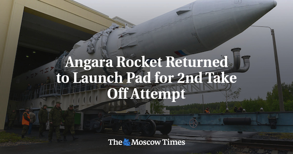 Angara Rocket Returned to Launch Pad for 2nd Take Off Attempt