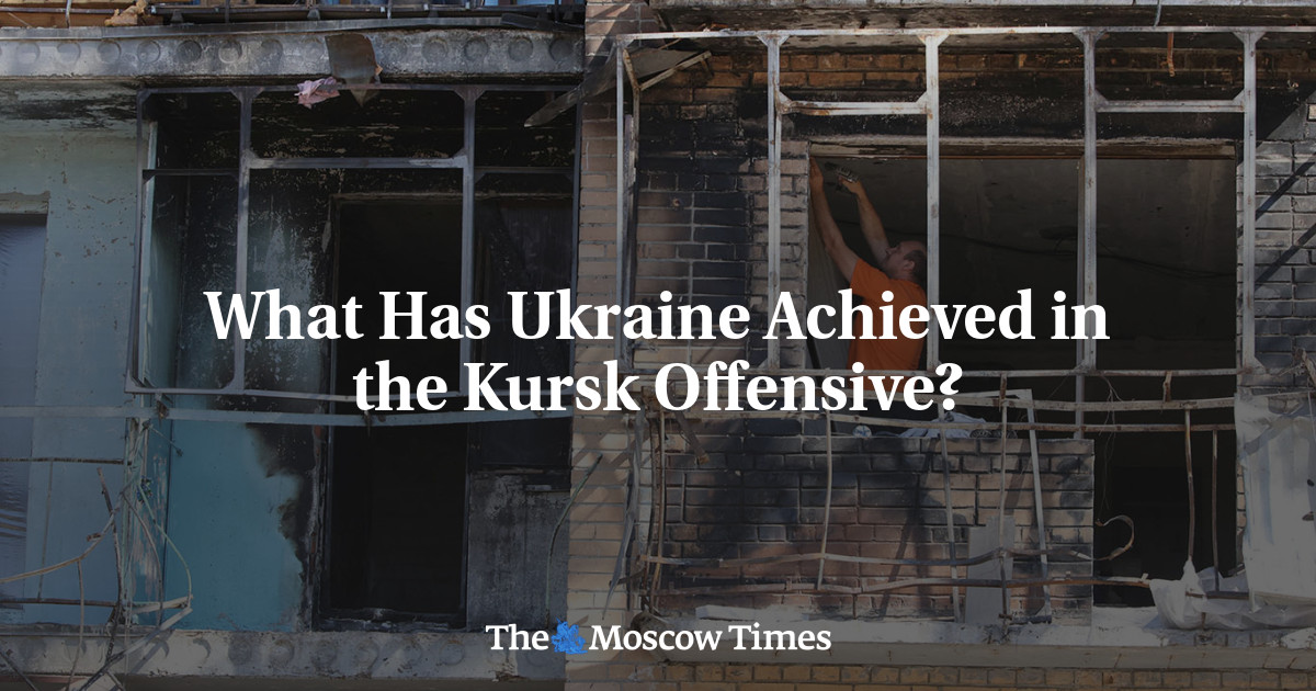 What Has Ukraine Achieved in the Kursk Offensive? - The Moscow Times