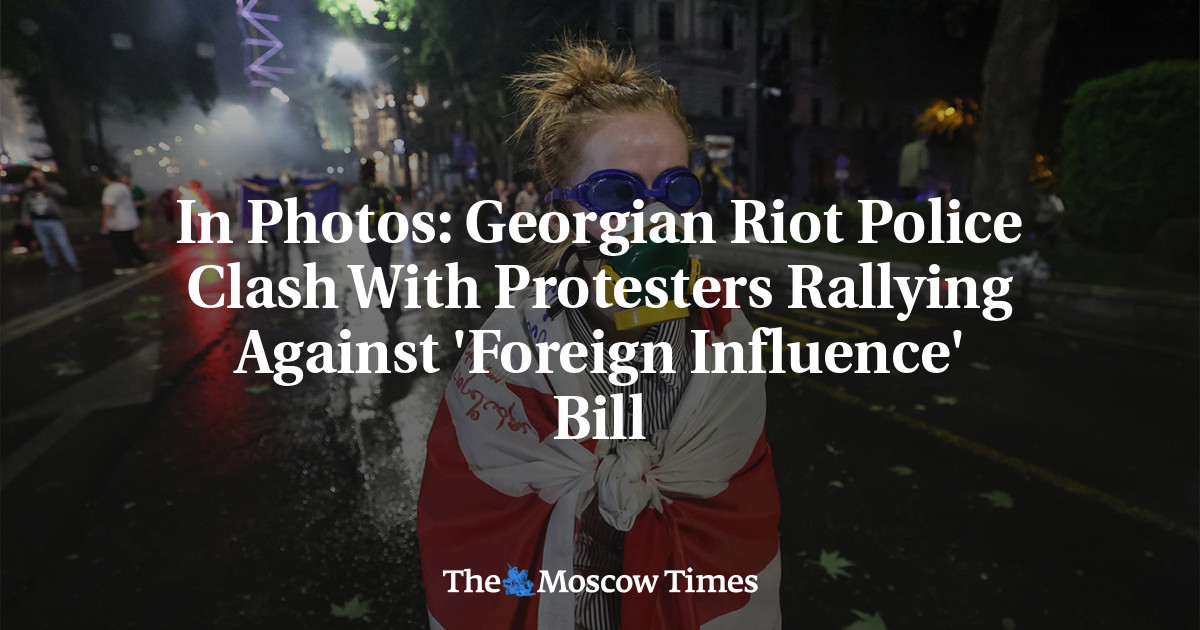 In Photos: Georgian Riot Police Clash With Protesters Rallying Against ...