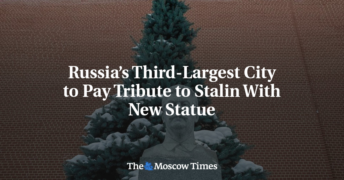 Russia’s Third-Largest City to Pay Tribute to Stalin With New Statue