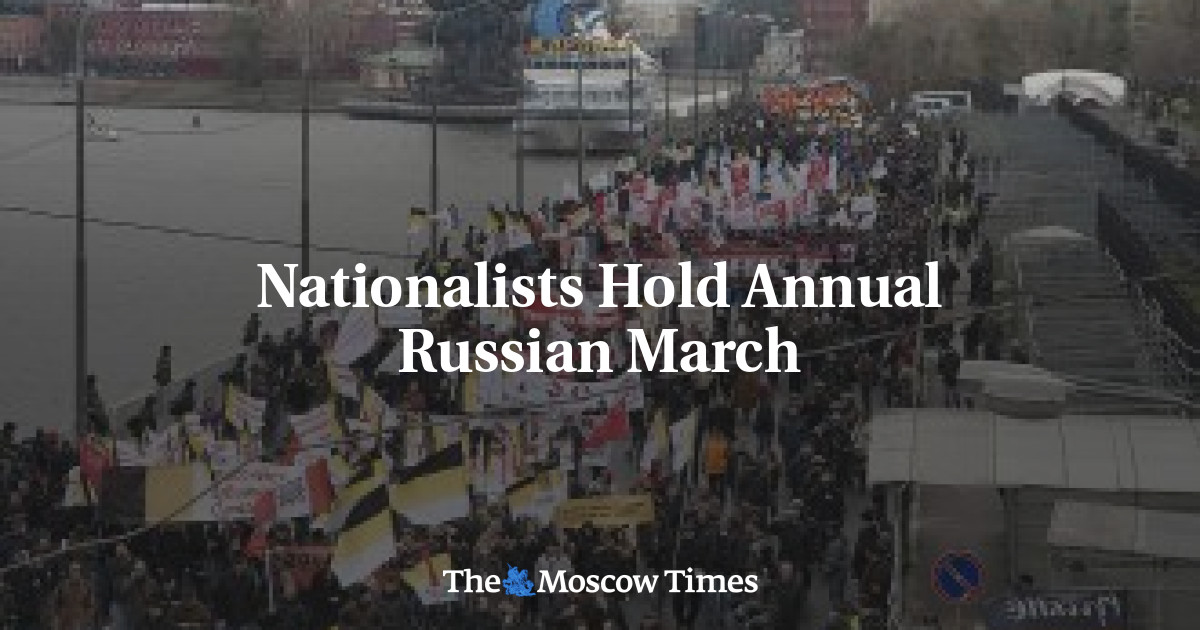 Nationalists Hold Annual Russian March